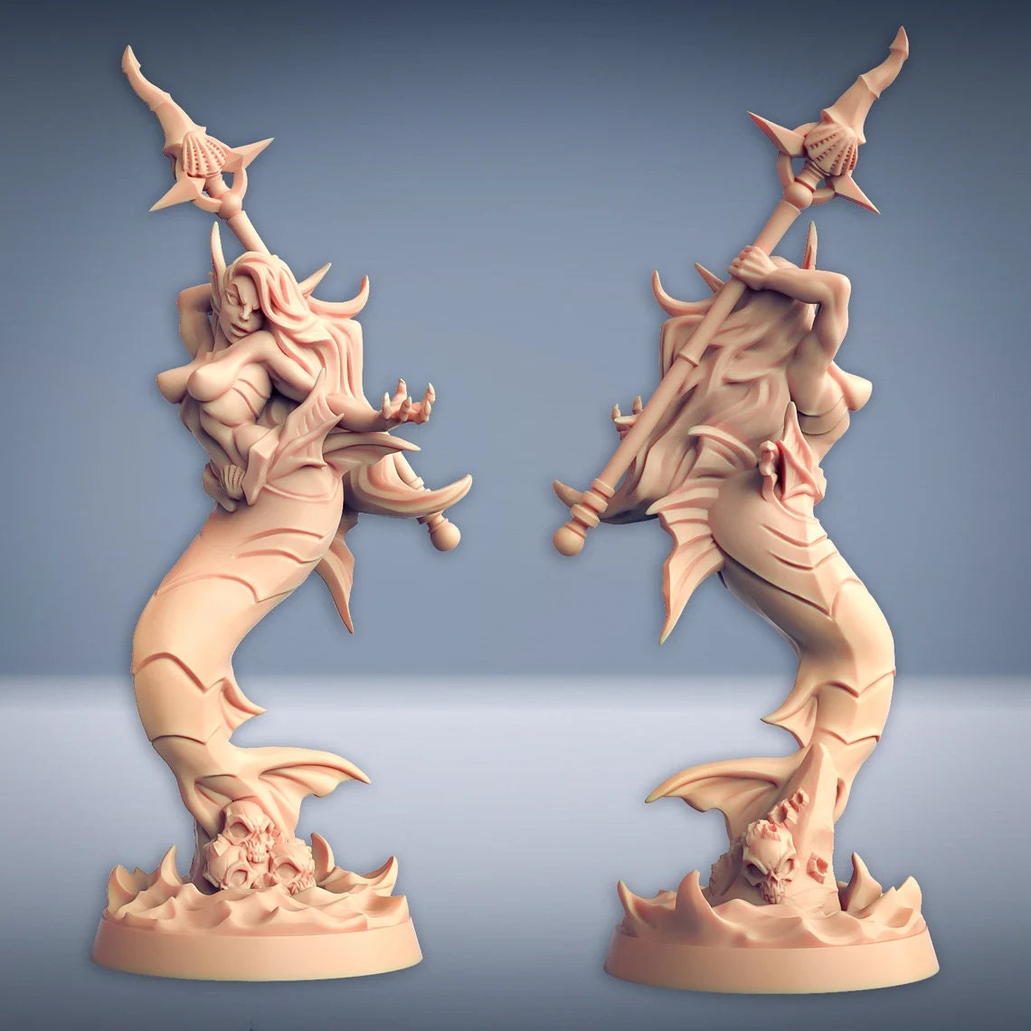 Atlantis Fishfolk Merfolk Sexy Mermaid Outstanding 3D - Etsy