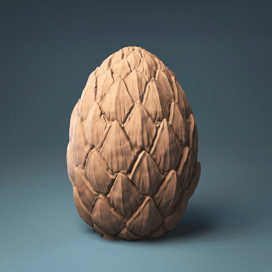 Dragon Egg | 3D Printed Resin Miniature | 28mm 32mm 100mm | Fantasy ...