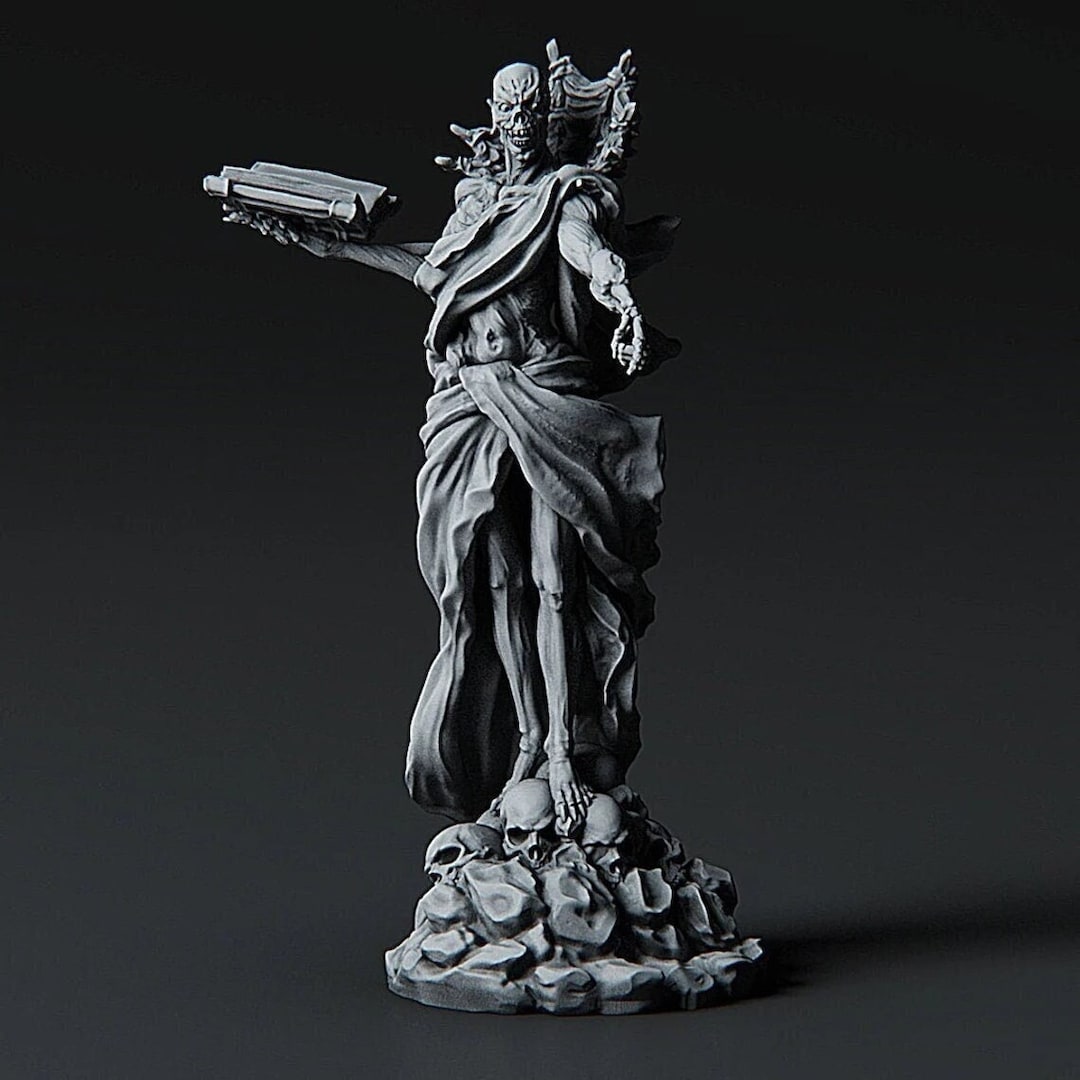 Vecna Stranger Things Necromancer | 3D Printed Resin Miniature | 28mm ...