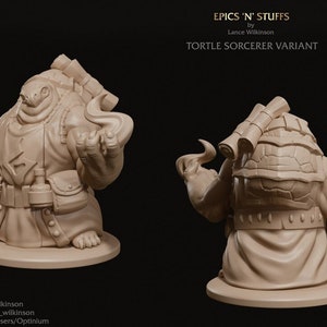 Turtle TMNT Sorcerer Variant | Outstanding 3D Printed Fantasy Tabletop ...