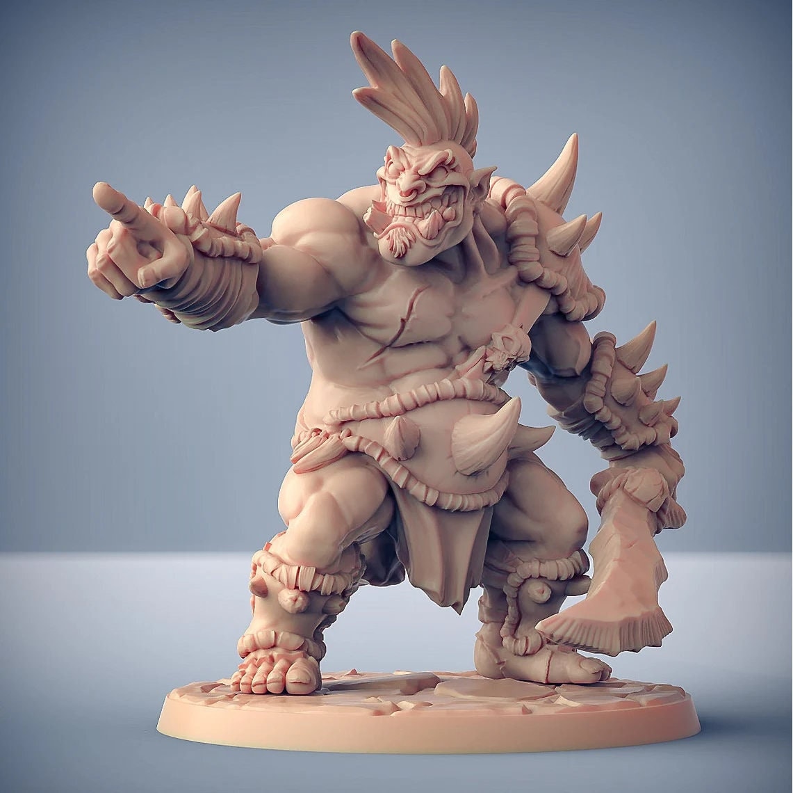 Orc Punk Master Outstanding 3D Printed Fantasy Tabletop - Etsy