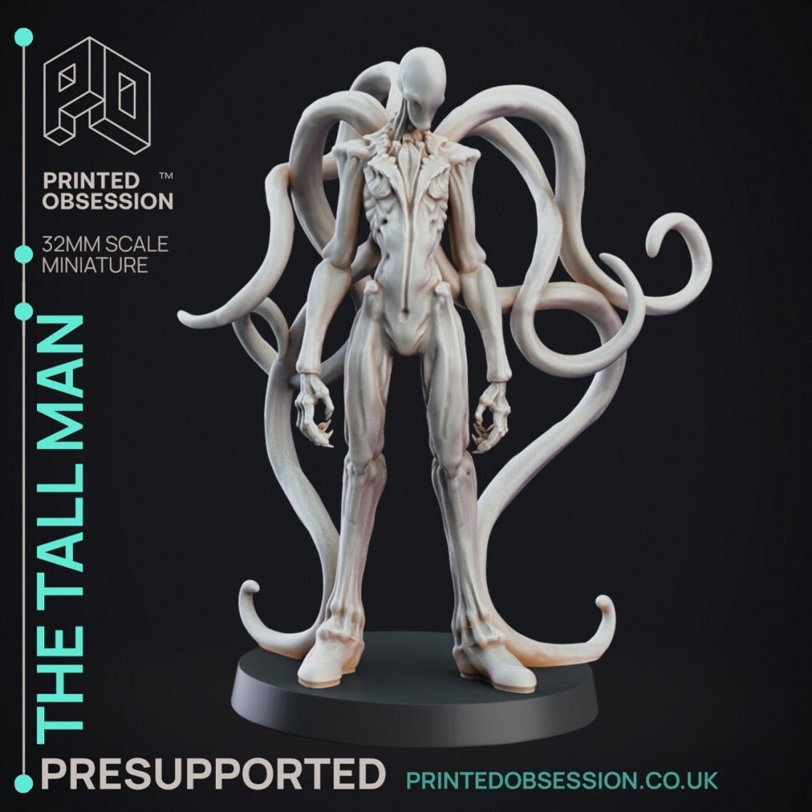 Tentacle Man Outstanding 3D Printed Fantasy Tabletop - Etsy UK