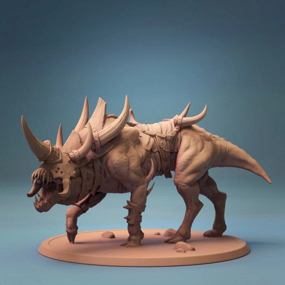 Hellhound Mount Helldog | Outstanding 3D Printed Fantasy Tabletop ...