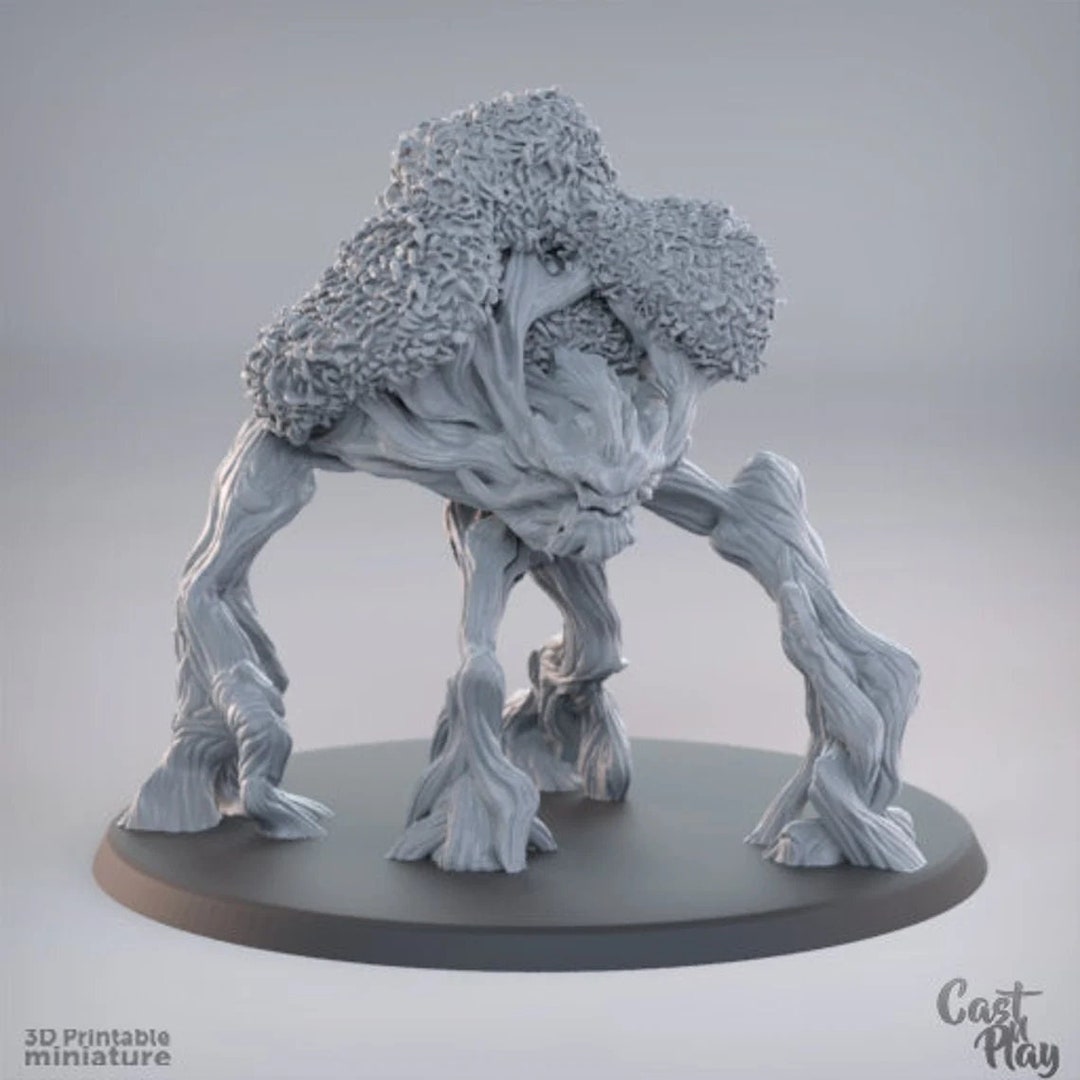 Ancient Tree Man Ent Treant | 3D Printed Resin Miniature | 28mm 32mm ...