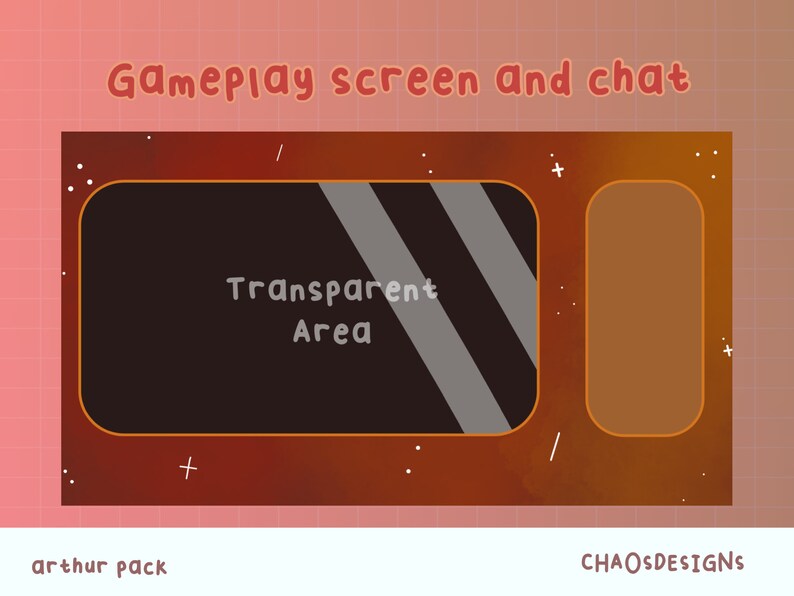 Arthur Twitch Overlay Stream Package Red Twitch Overlay - Etsy
