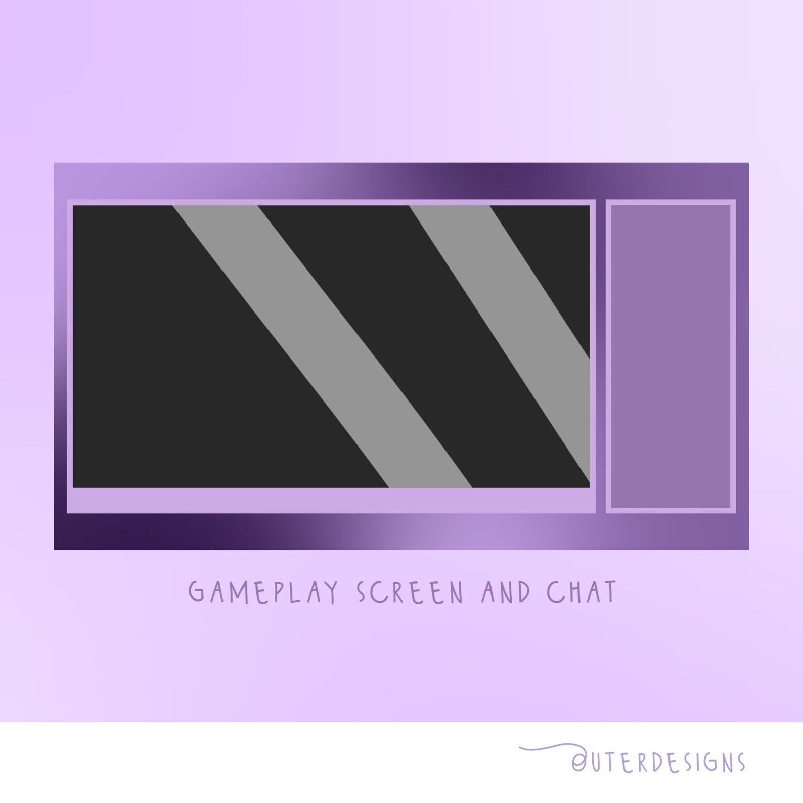 Mileena Twitch Overlay Stream Package, Purple Twitch Overlay, Aura ...