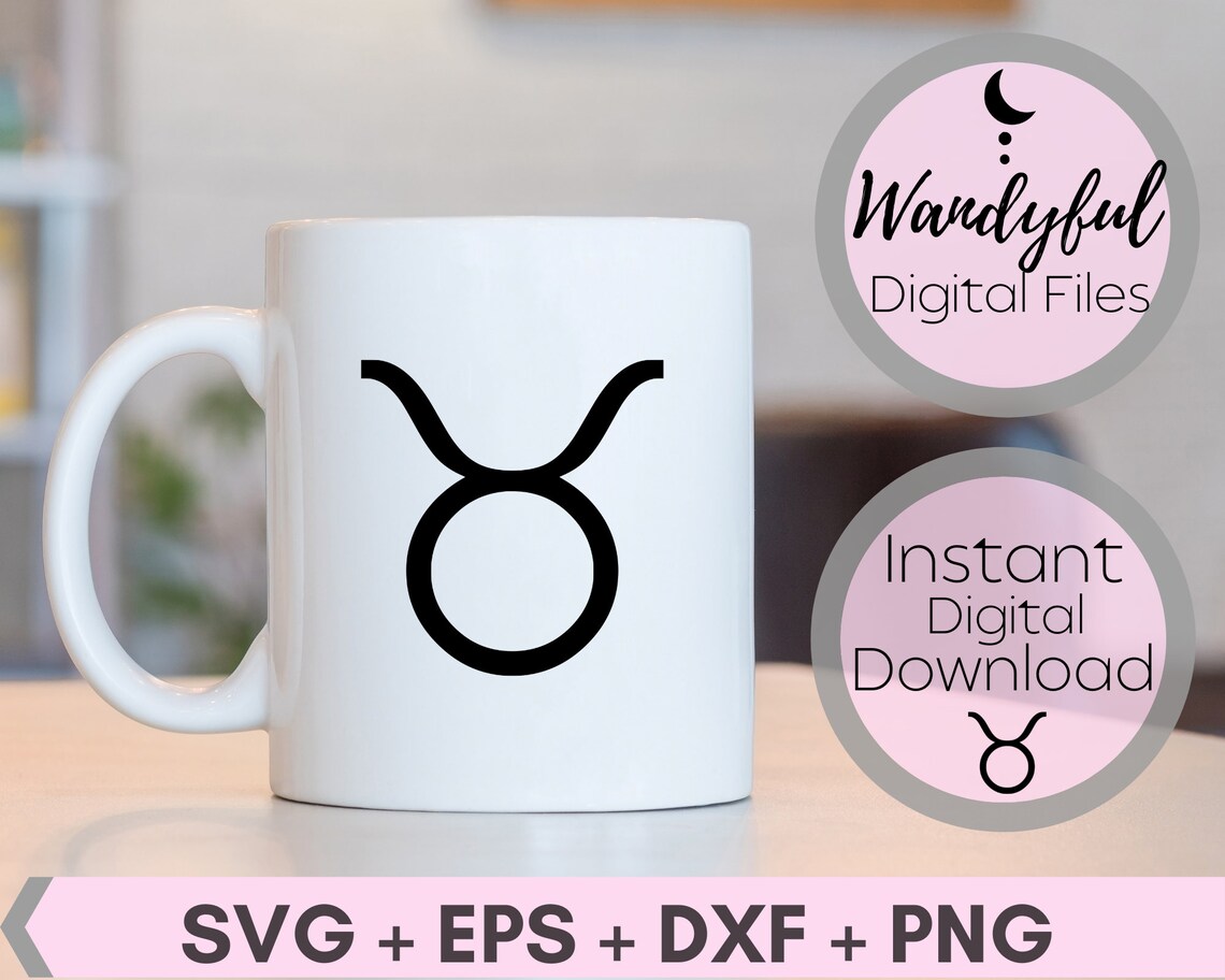 TAURUS Zodiac Sign | Taurus | Taurus SVG | Taurus Clipart | Taurus ...