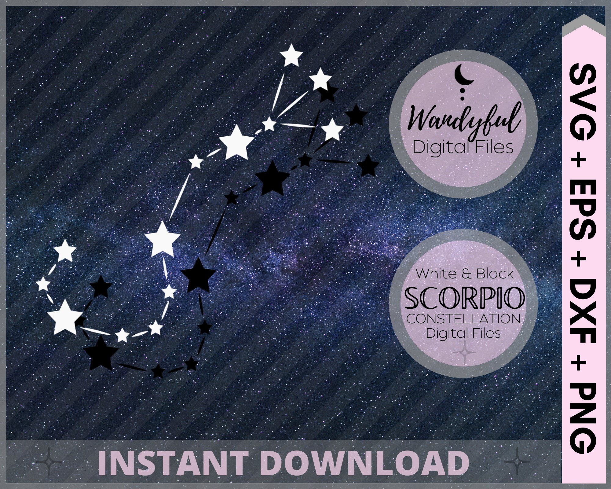 Scorpio Constellation SVG | Scorpio Svg Cricut | Scorpio Svg | Scorpio ...