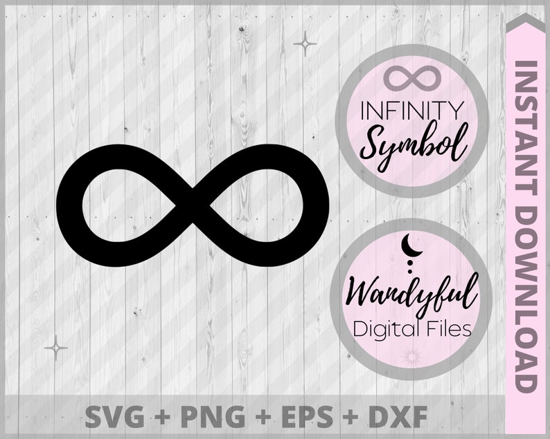 INFINITY Instant Download, Infinity SVG, PNG, Eps, Dxf | Spiritual ...