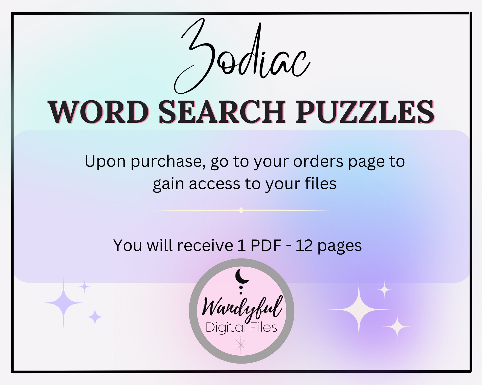 Zodiac Word Search Puzzles | Printable Word Search | Zodiac Word ...