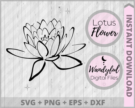 Lotus Flower SVG Lotus Flower Lotus Svg Lotus Printable - Etsy