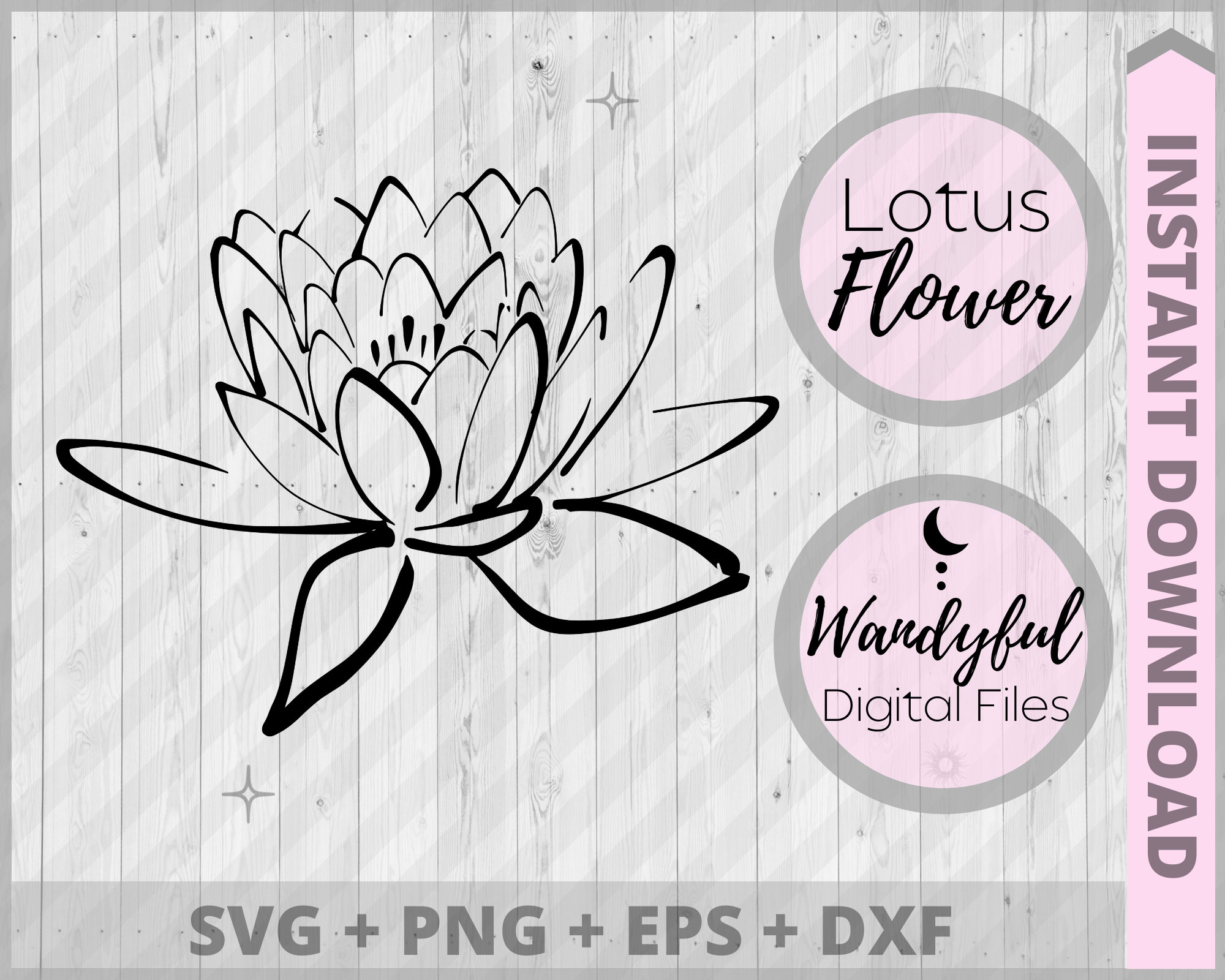 Lotus Flower SVG | Lotus Flower | Lotus Svg | Lotus Printable | Lotus ...