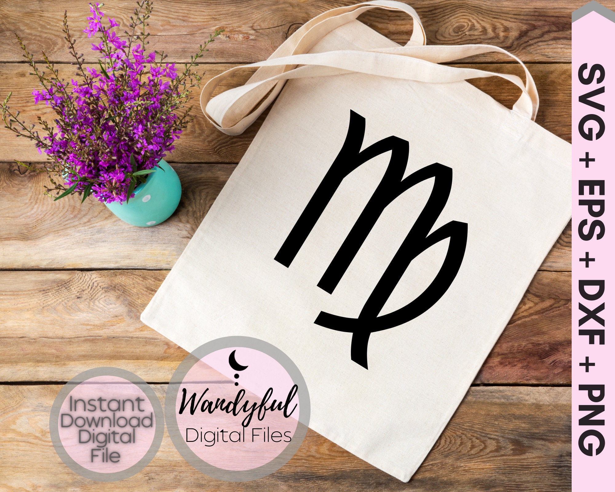VIRGO Zodiac Sign | Virgo | Virgo SVG | Virgo Clipart | Virgo Symbol ...