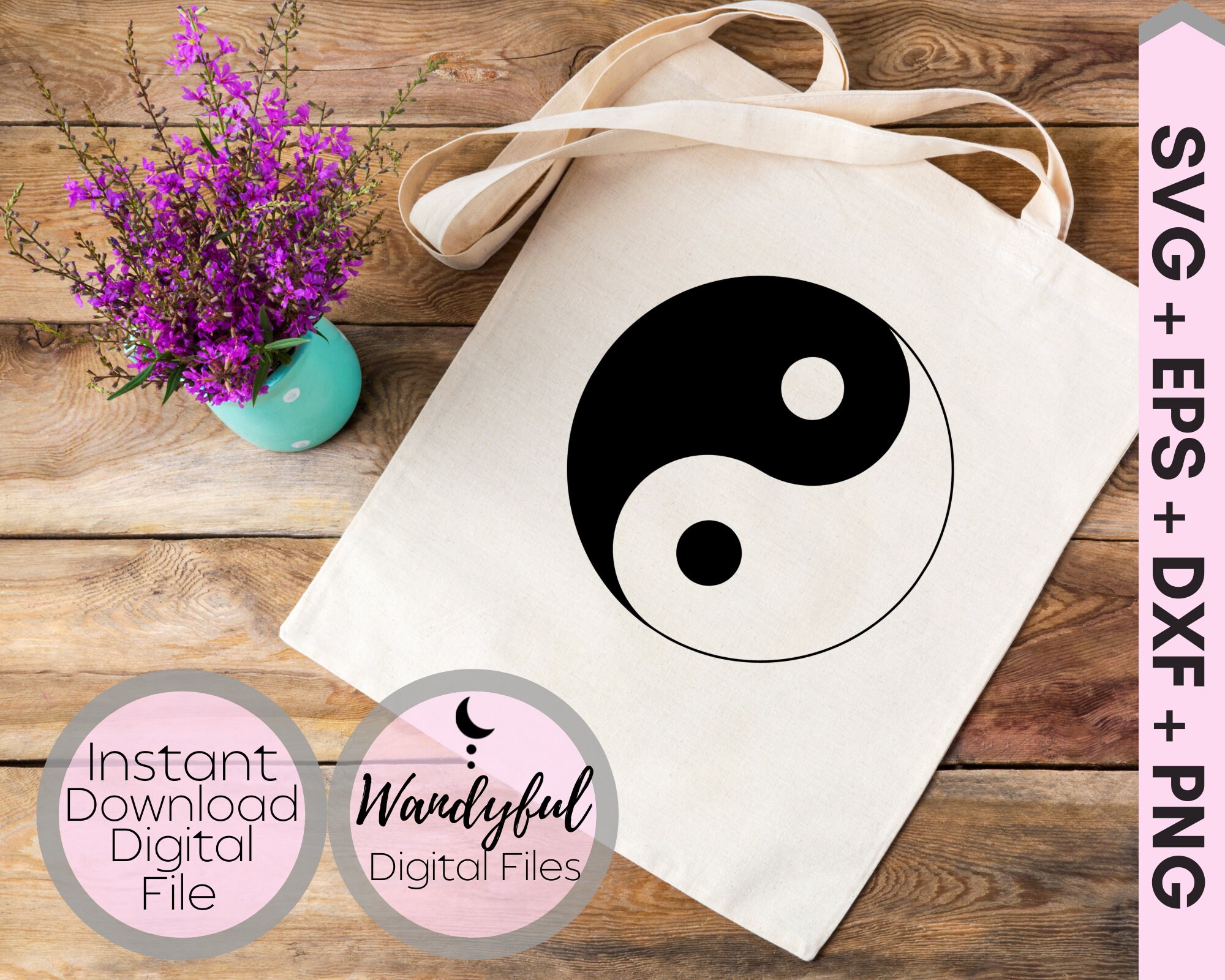 Yin Yang Symbol | Buddhist Symbol | Good and Evil Symbol | Yin Yang Svg ...