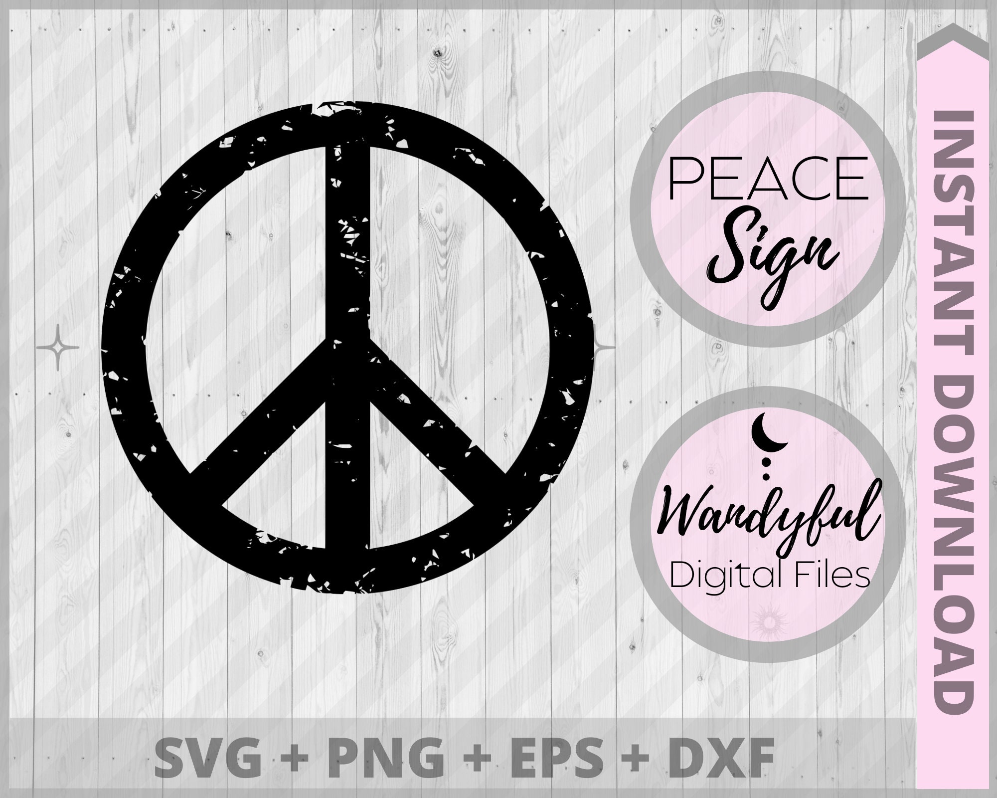 PEACE Sign Svg Peace Svg Speckled Peace Sign Peace Sign Clipart Peace ...