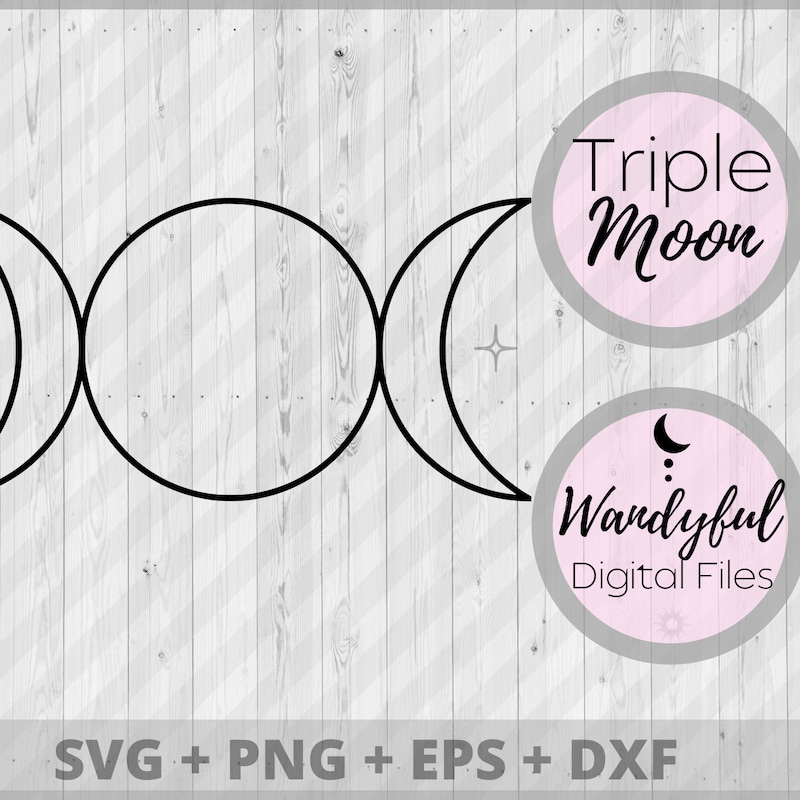 Triple Goddess Svg - Etsy