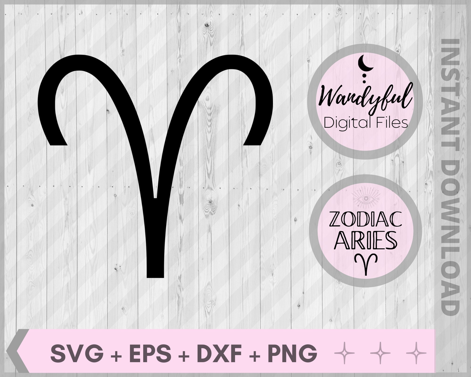 ARIES Zodiac Sign | Aries | Aries SVG | Aries Clipart | Aries Symbol ...