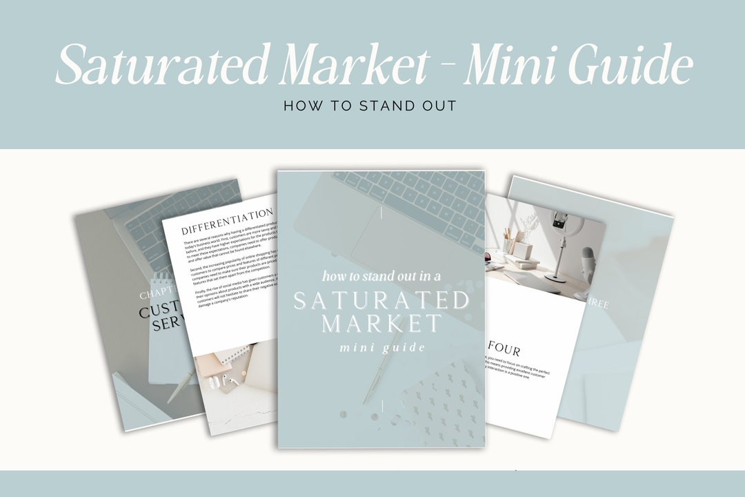 Saturated Market Mini Guide: Stand Out Strategies (printable PDF) - Etsy