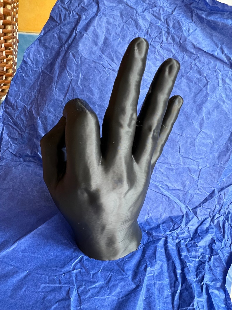 3D Printed OK Hand Sculpture: Quirky Home Decor - Etsy