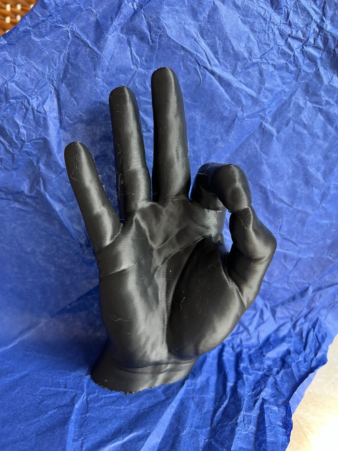 3D Printed OK Hand Sculpture: Quirky Home Decor - Etsy