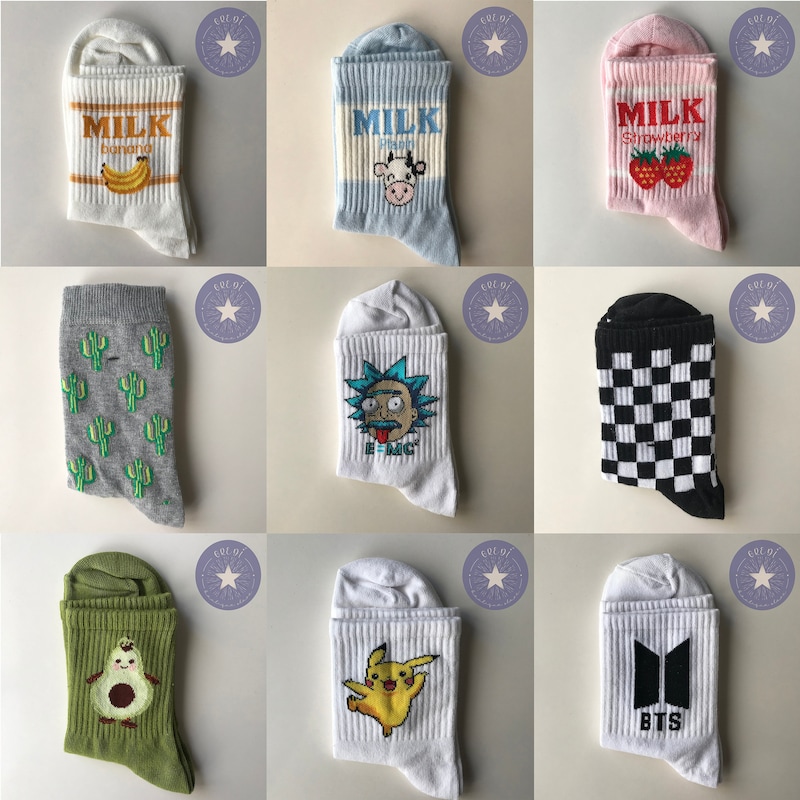 Bts Socks - Etsy