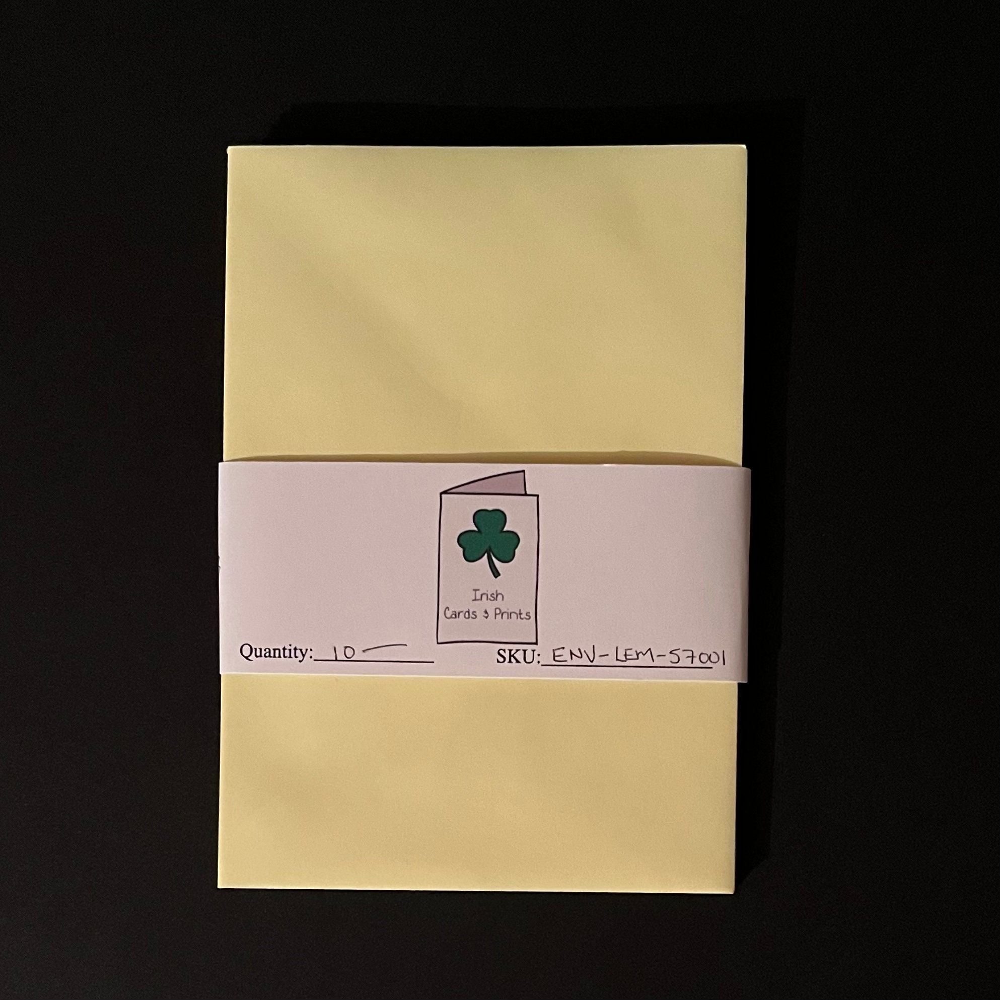 5 X 7 Coloured Envelope / Lemon / Pale Yellow - Etsy