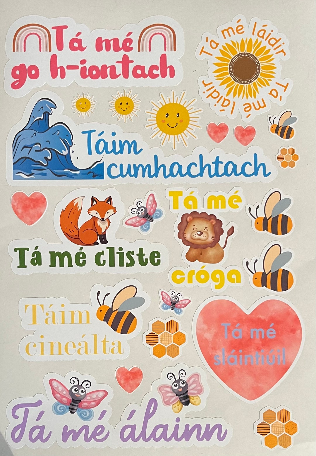 Irish Positive Affirmation Stickers - Etsy
