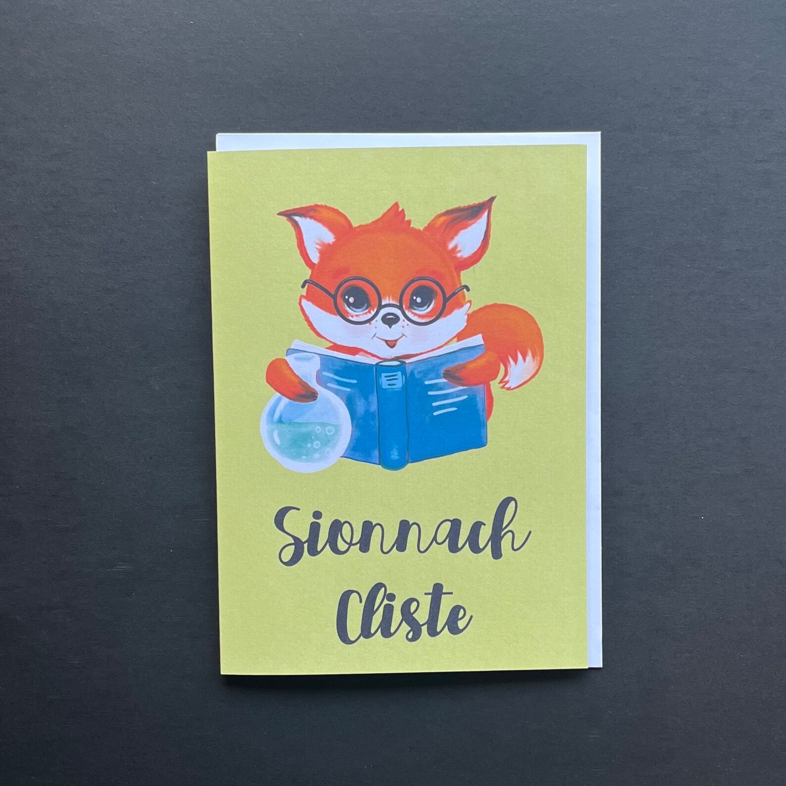 Irish Language Clever Fox Card || Congratulations || Passed Exams ...