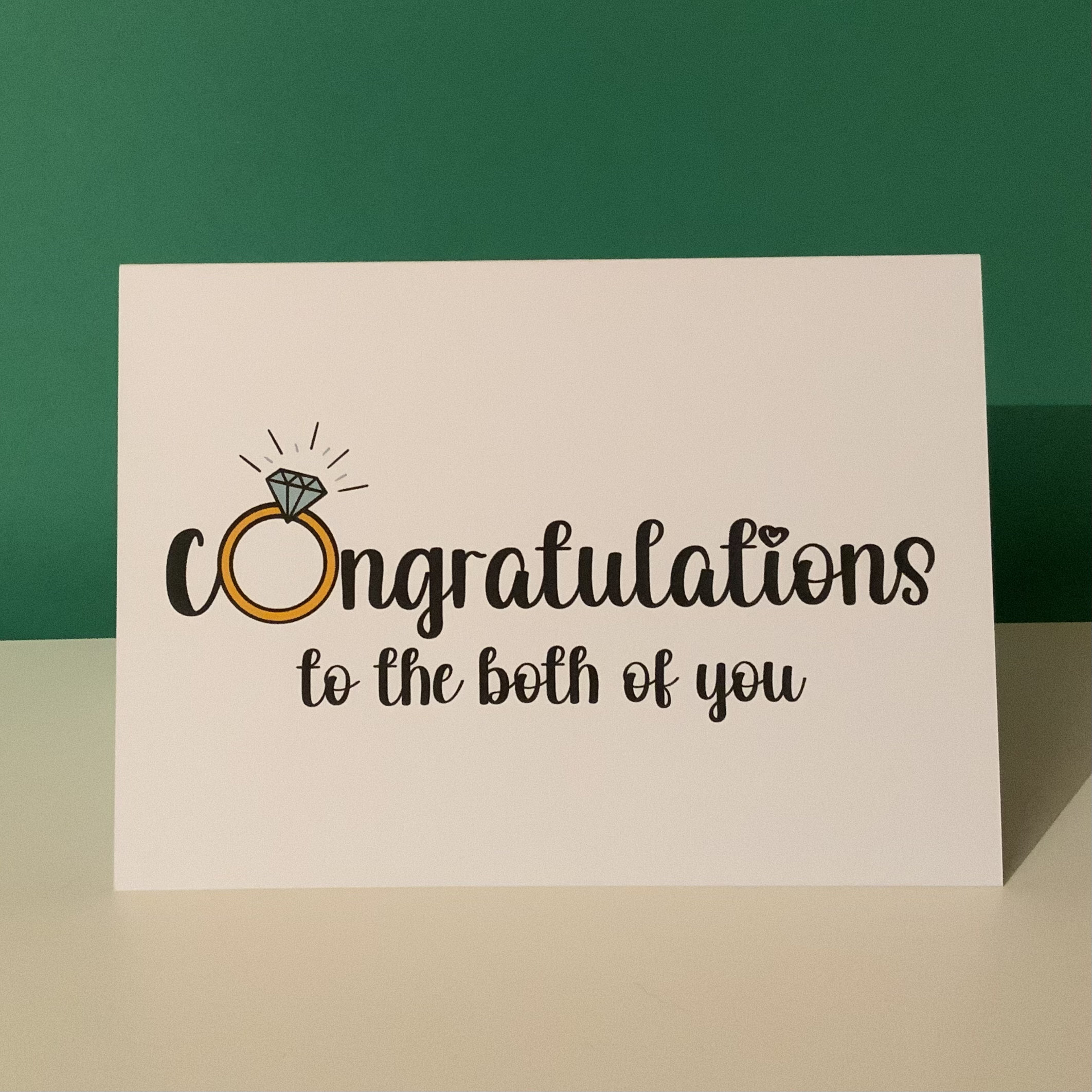 Congratulations to You Both / Engagement Card / Wedding Card - Etsy