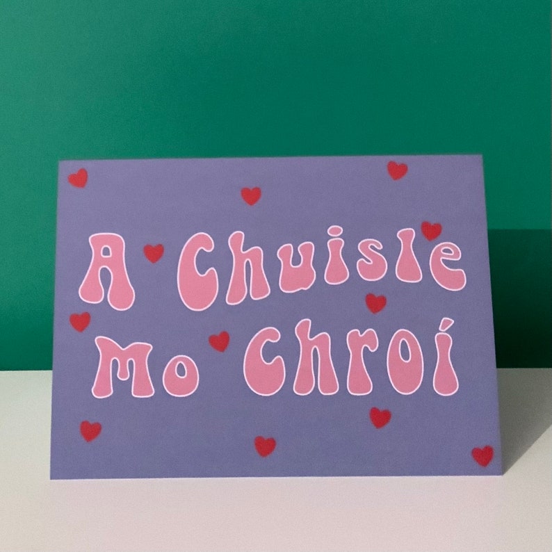 A Chuisle Mo Chroí || Valentine’s Day Card || Anniversary Card - Etsy