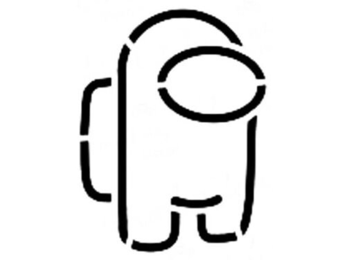 AMONG US Plastic Stencil Wall Art Spray Paint Graffiti Craft | Etsy