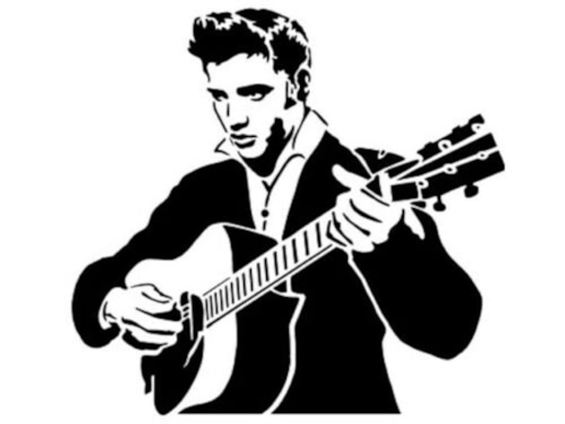 Elvis Presley RETRO STENCIL Wall Art Spray Paint Art & Craft - Etsy Ireland
