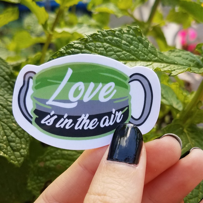 Subtle AROMANTIC PRIDE Glossy Sticker // Pride Month | Etsy