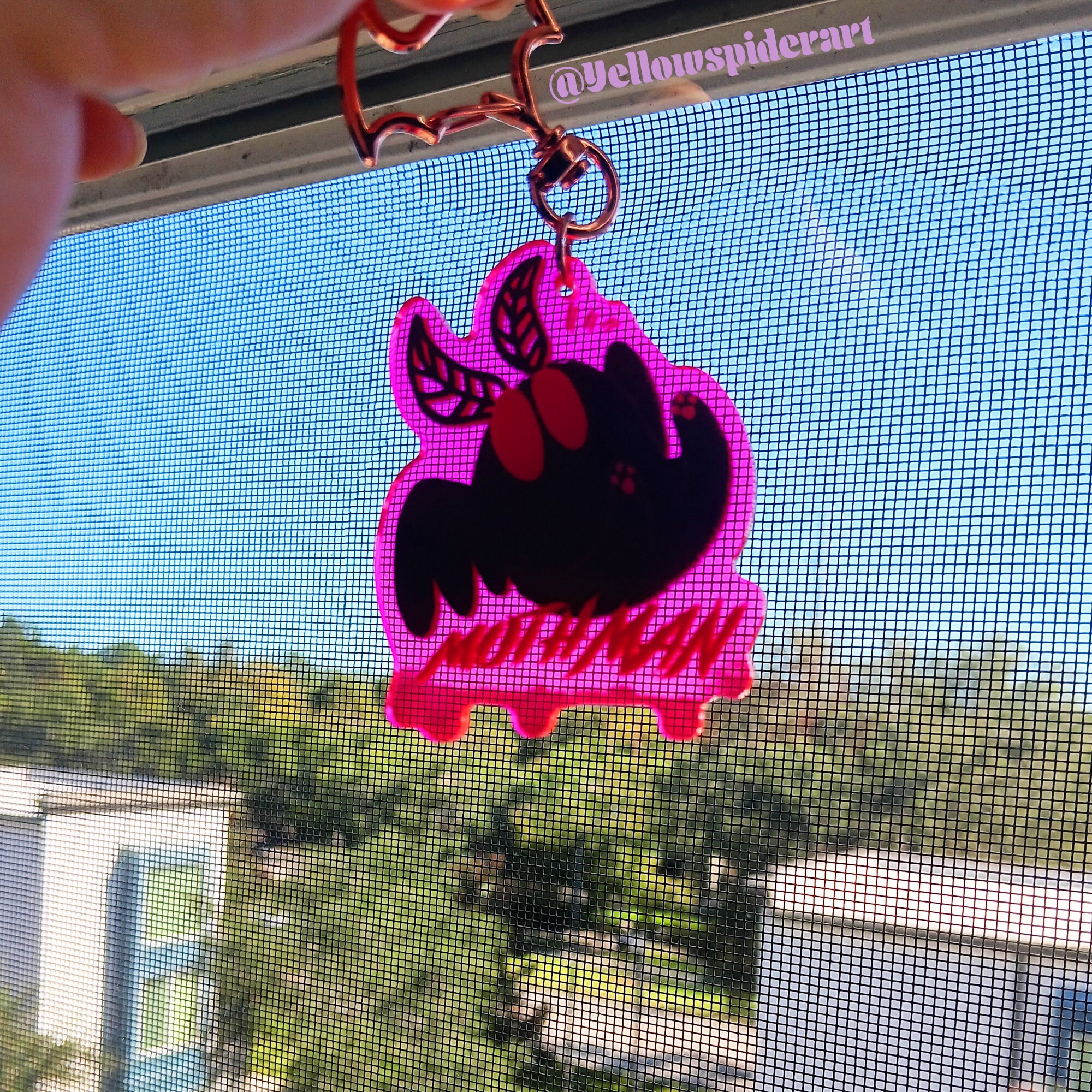 MOTHMAN KEYCHAIN // Toe Beans, Cute, Kawaii Cryptid, Bag Charm, Spooky ...
