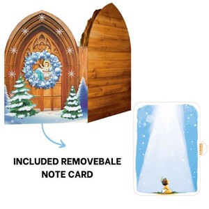 Nativity Scene Christmas Card, Religious Christmas Pop up Card 3D Pop ...