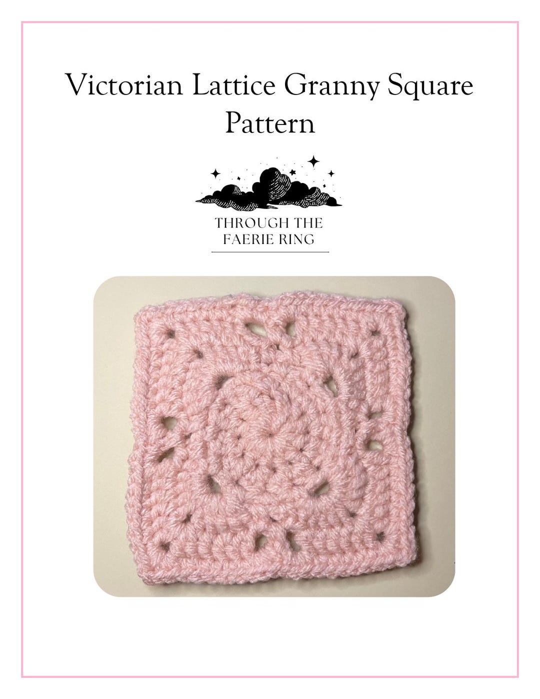 Victorian Lattice Granny Square Pattern - Etsy