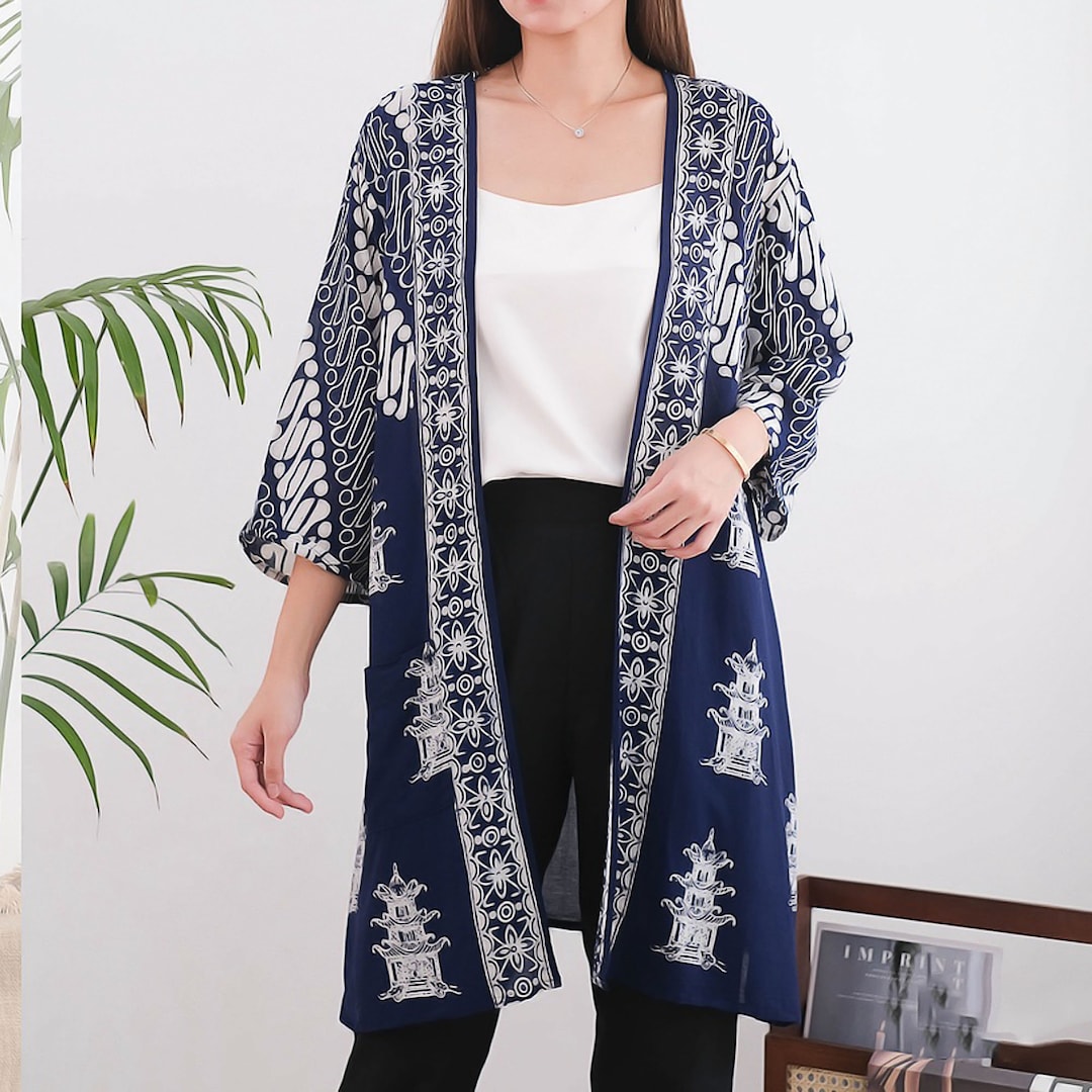 Women's Clothing Top Kimono Parang, Ethnic Kimono for Women, Elegant ...