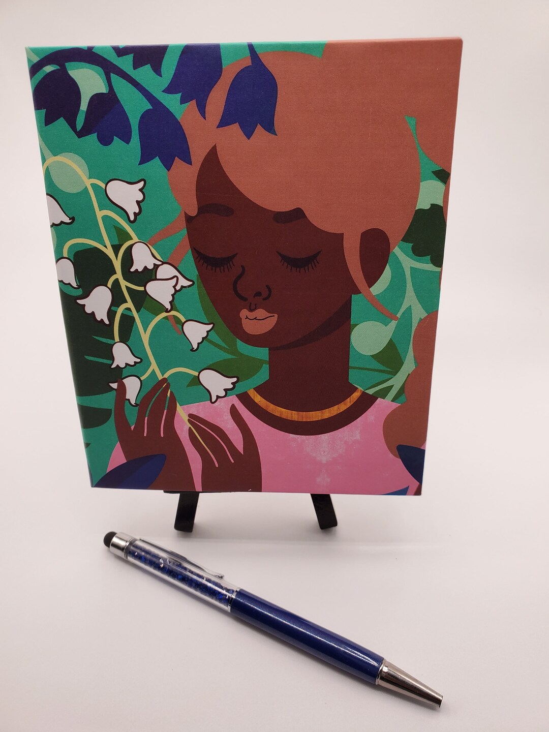Black Woman Black Girl Notepad Notepad Folio Retractable - Etsy