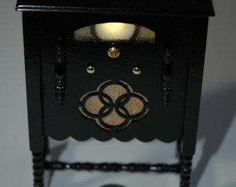 1/12 Scale Full Component Dollhouse Miniature Really Glowing Radio ...