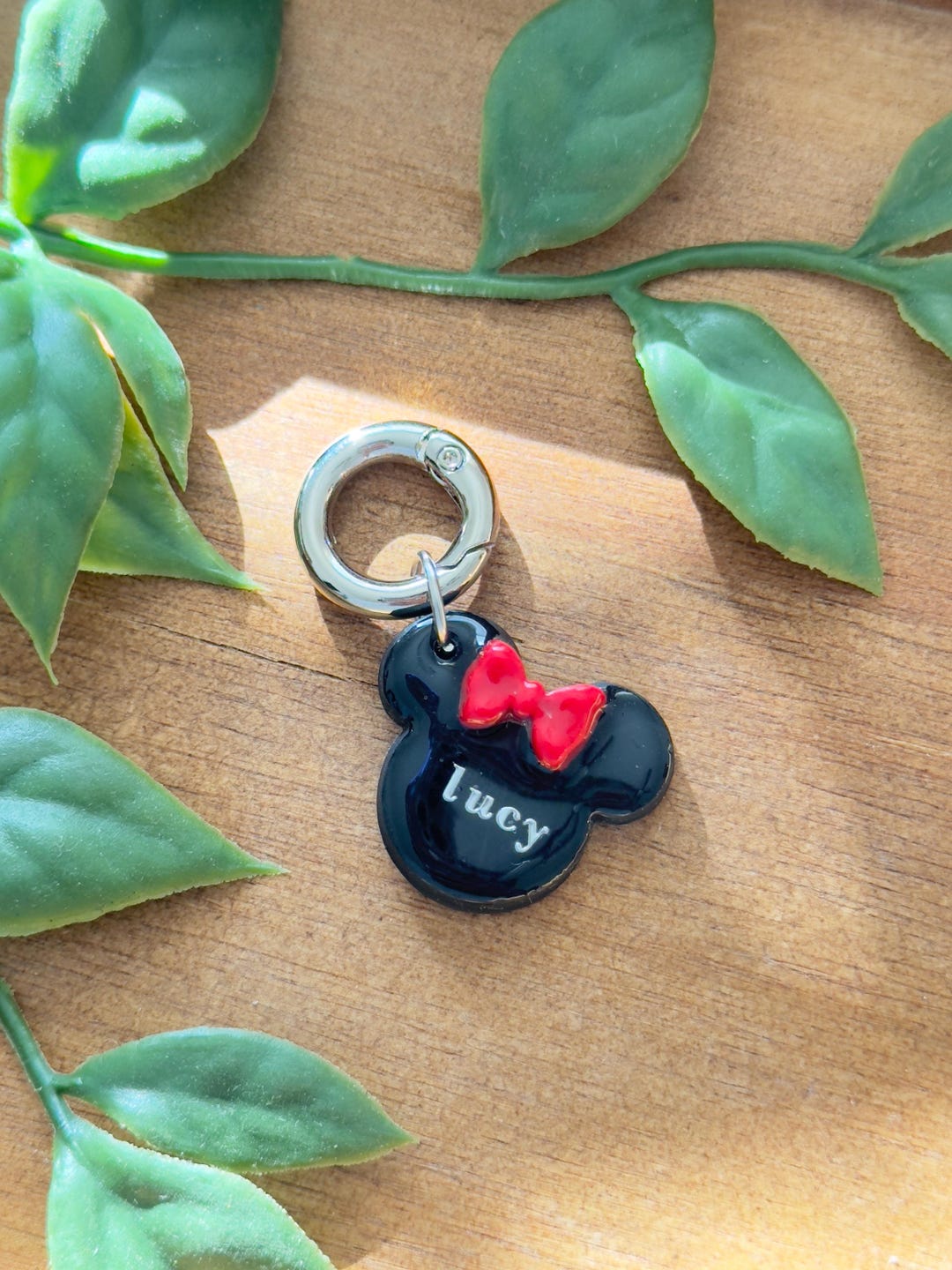 Name Tags for Pets, Polymer Clay Tag, Silent ID Tag, Personalized Dog ...