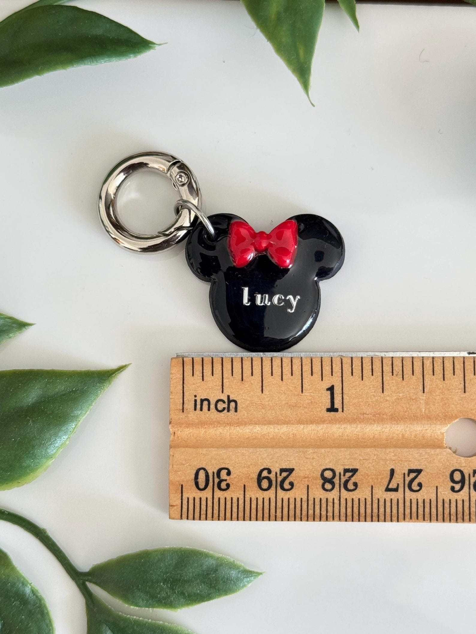 Name Tags for Pets, Polymer Clay Tag, Silent ID Tag, Personalized Dog ...