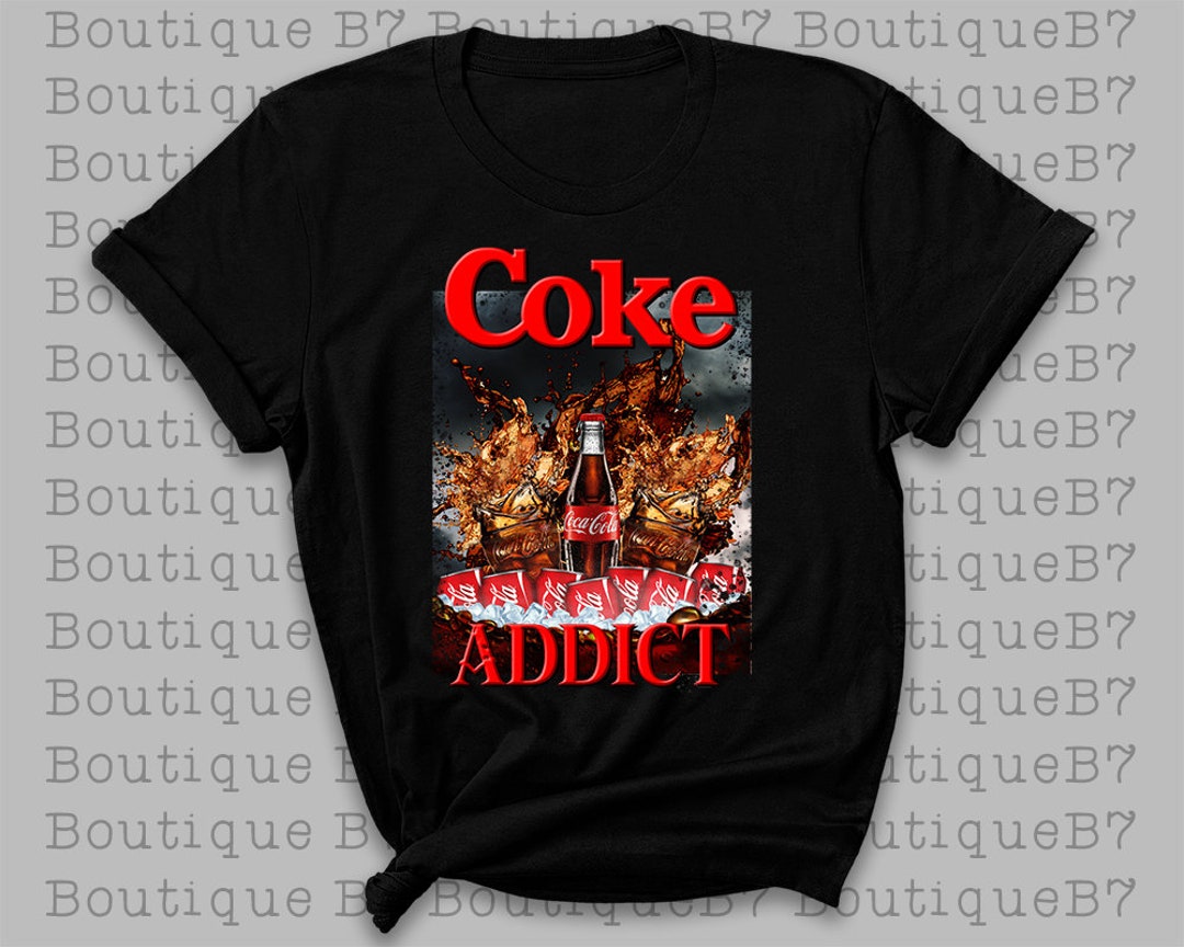 Coke Addict T-shirt Comfort Colors Made to Order - Etsy