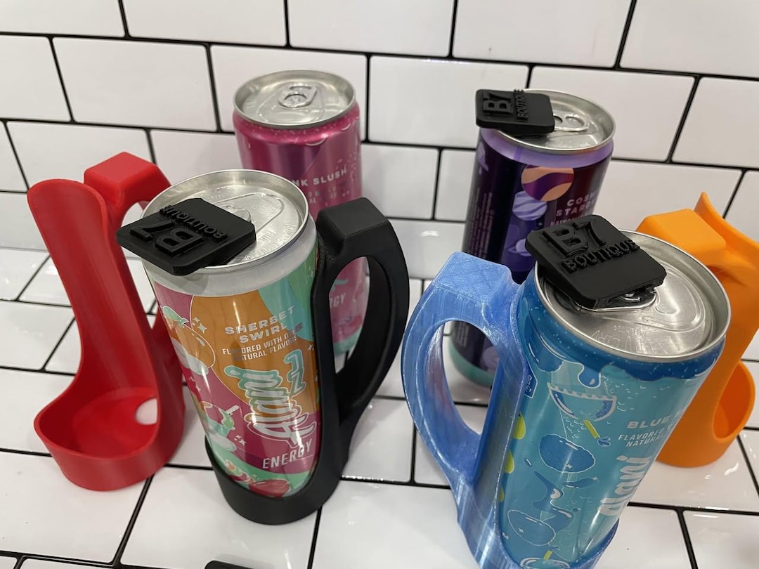 3D Printed Can Covers – Reusable Soda Tab Tops – Bug Blocker Drink Lids ...