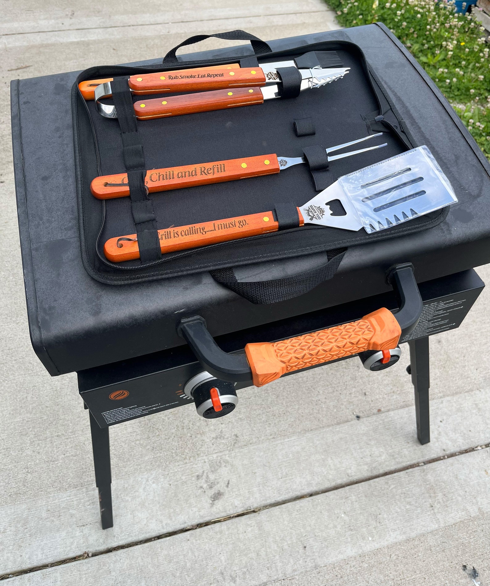 Personalized BBQ Set-grill Gift Set-groomsmen Gift-bbq Gift-grilling ...