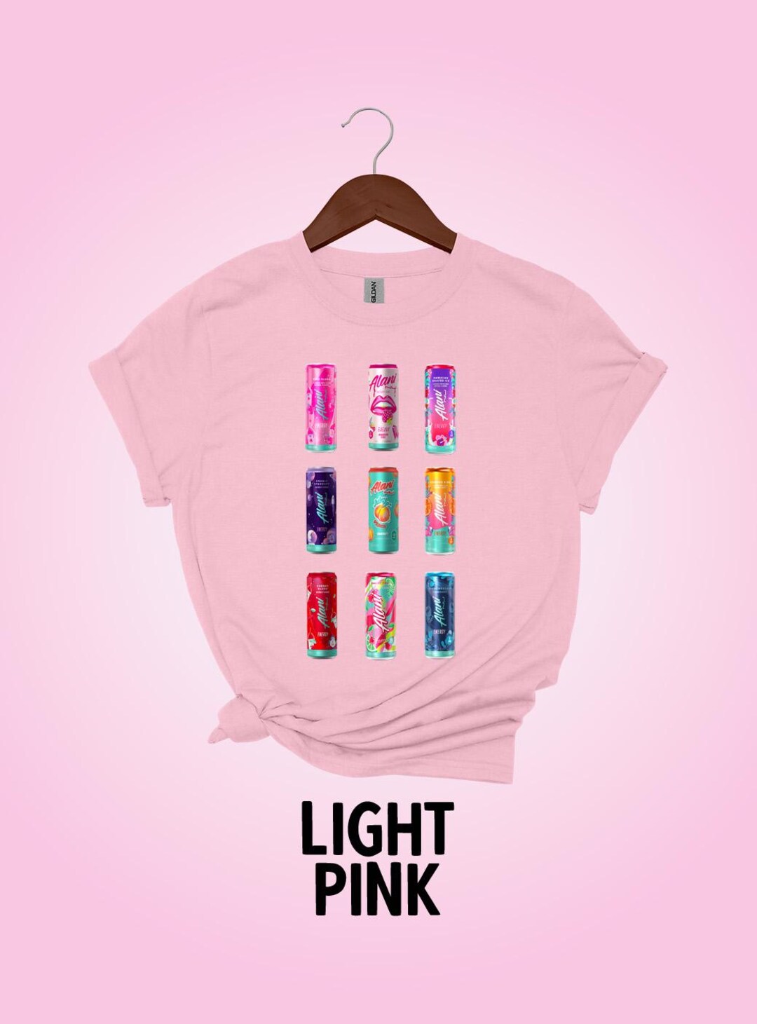 Alani Energy Drink Graphic T-shirts, Alani Addict, Alani Cans, Girl ...