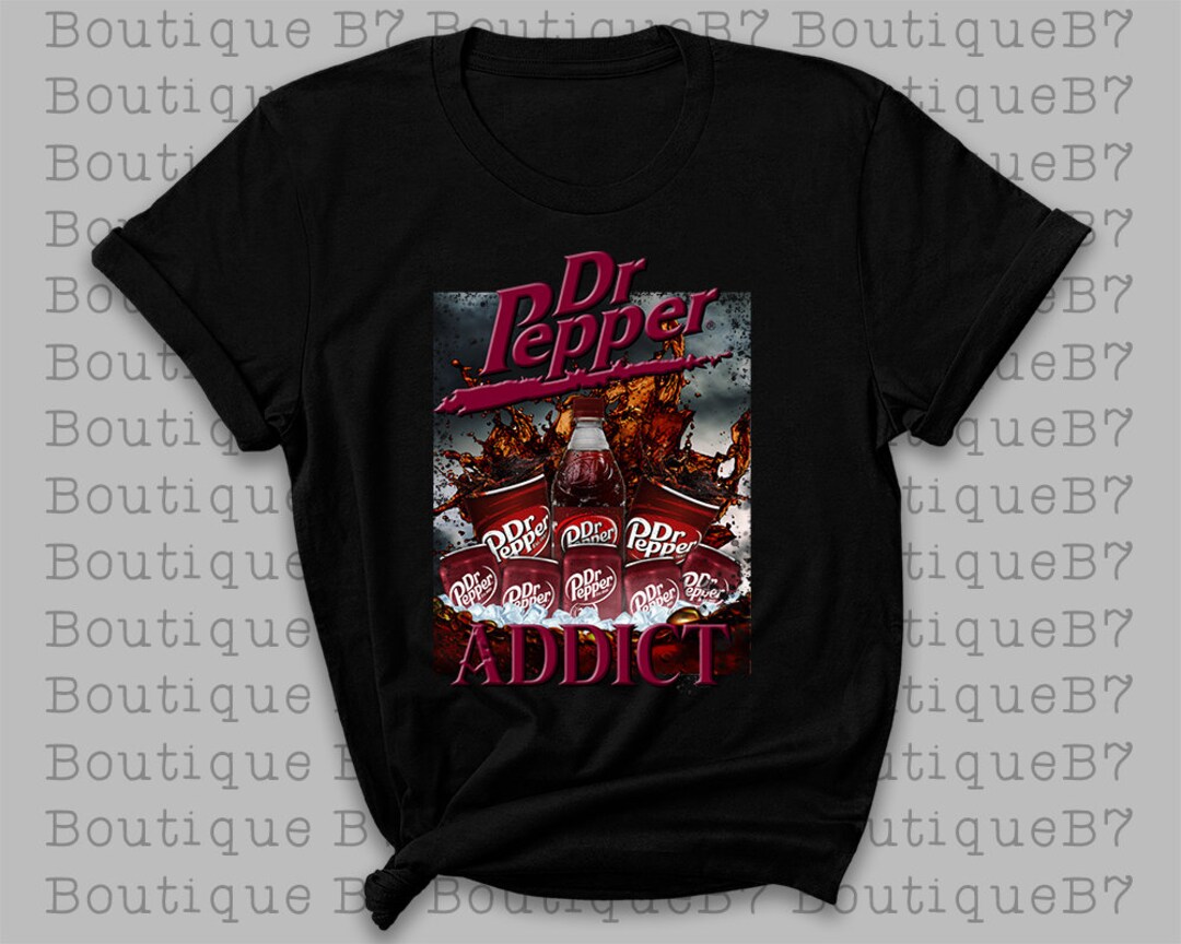 Dr Pepper Addict T-shirt Comfort Colors Made to Order - Etsy