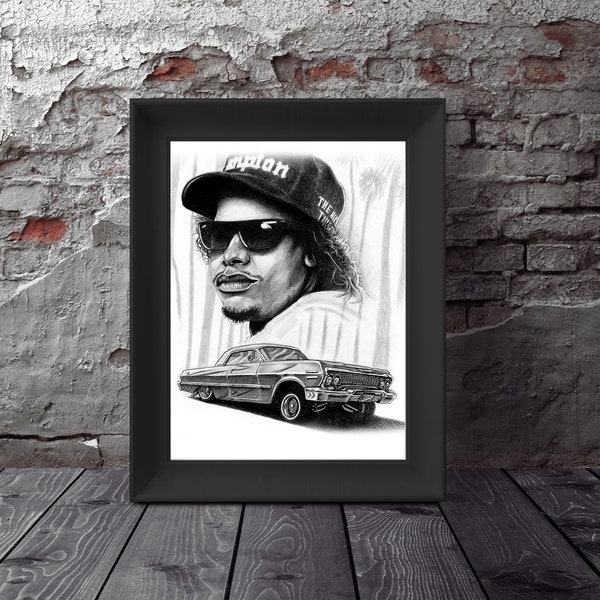 Eazy E Drawing - Etsy