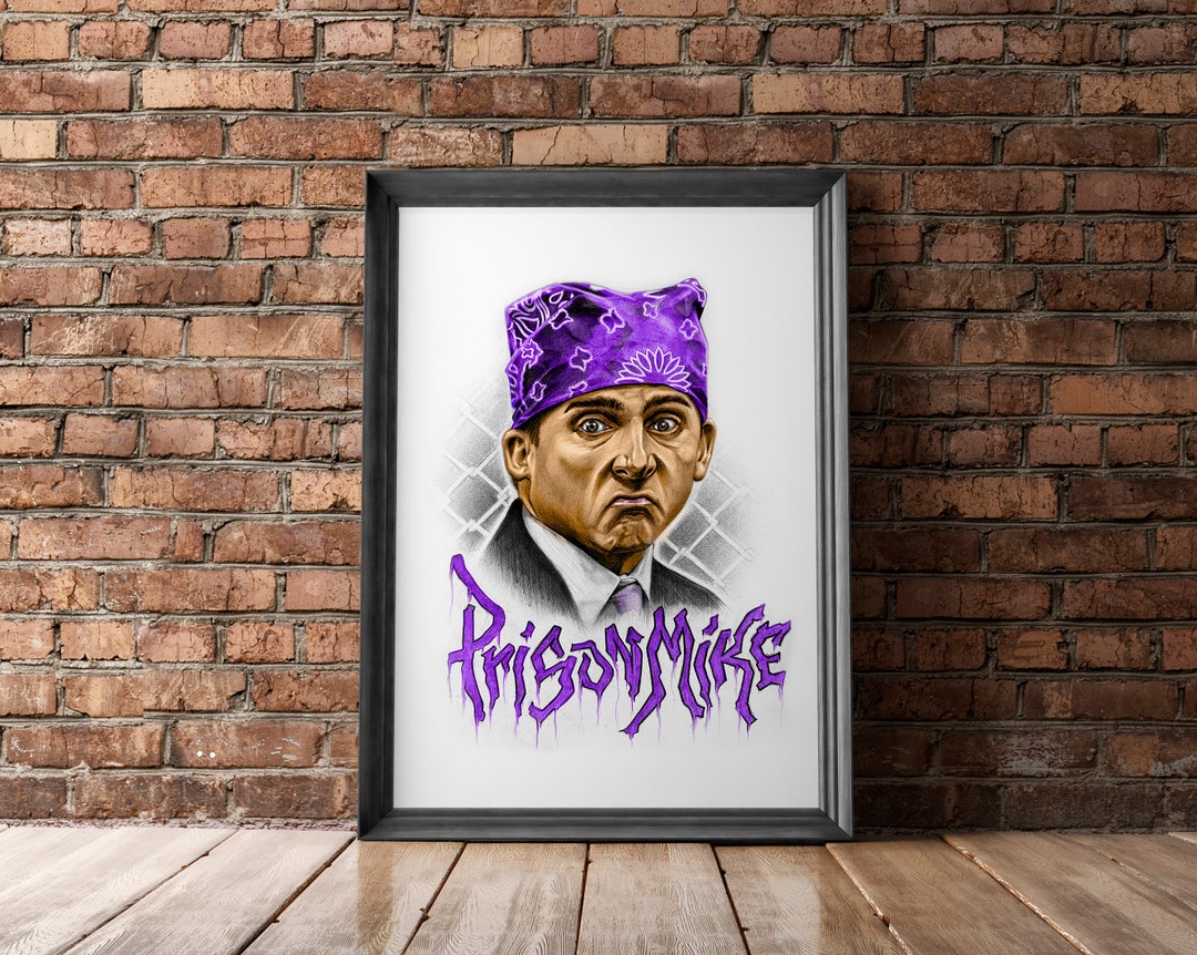 Prison Mike Art Print - 8in X 10in, the Office - Etsy
