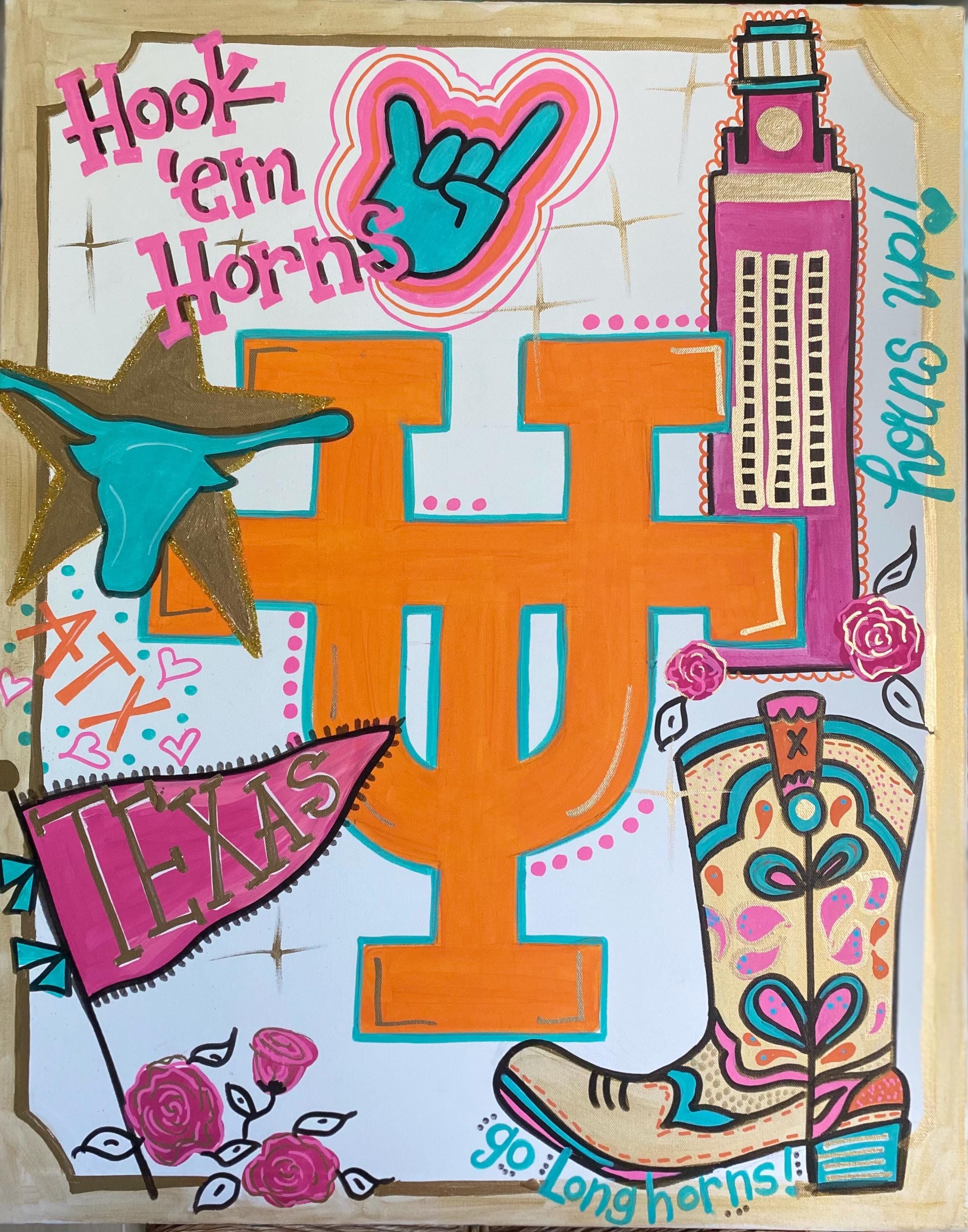 Texas Tech 24x30 Hand-painted College Canvas/ Dorm Decor and Graduation ...