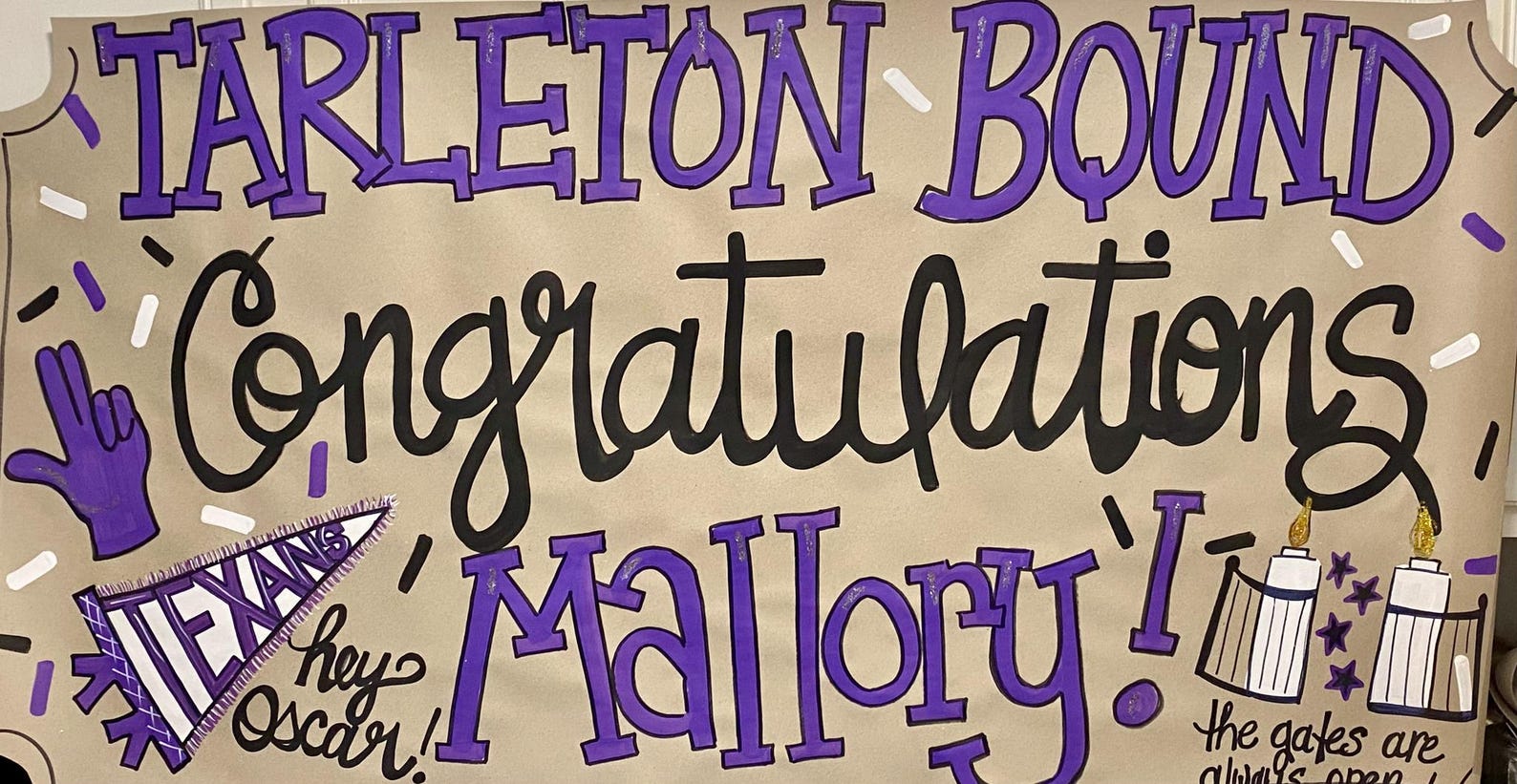 6 Foot Hand-painted Custom Graduation Banner - Etsy